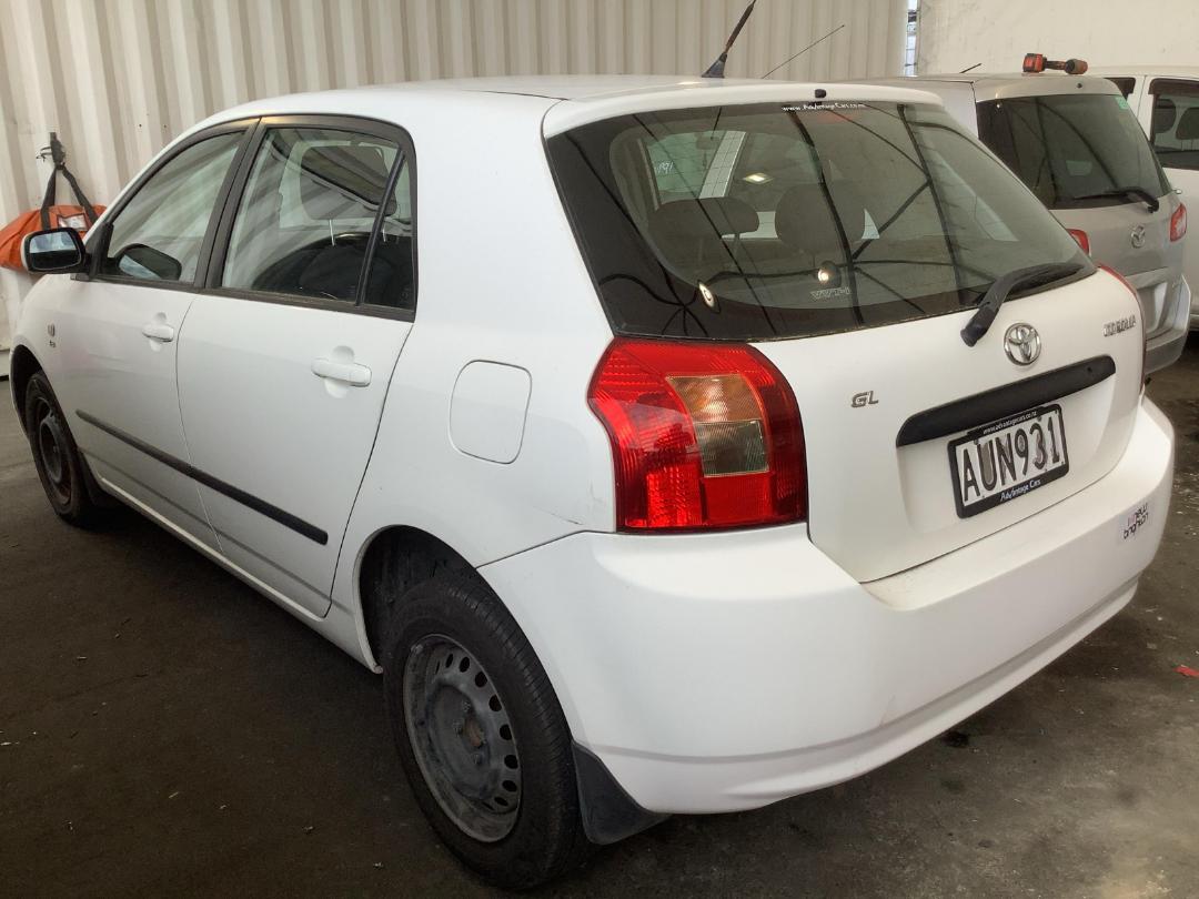 Damaged Toyota Corolla GL 2002 in Christchurch – Bromley | at Turners ...