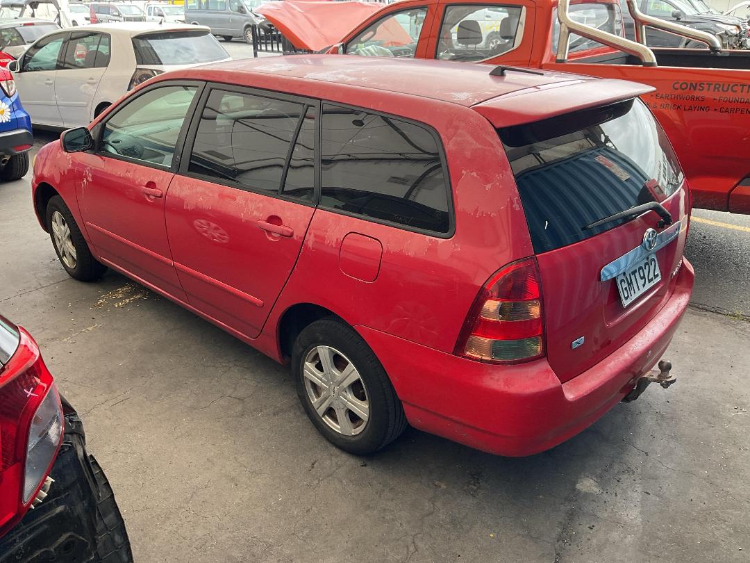 Damaged Toyota Corolla Fielder X 2004 in Wiri | at Turners Damaged and ...