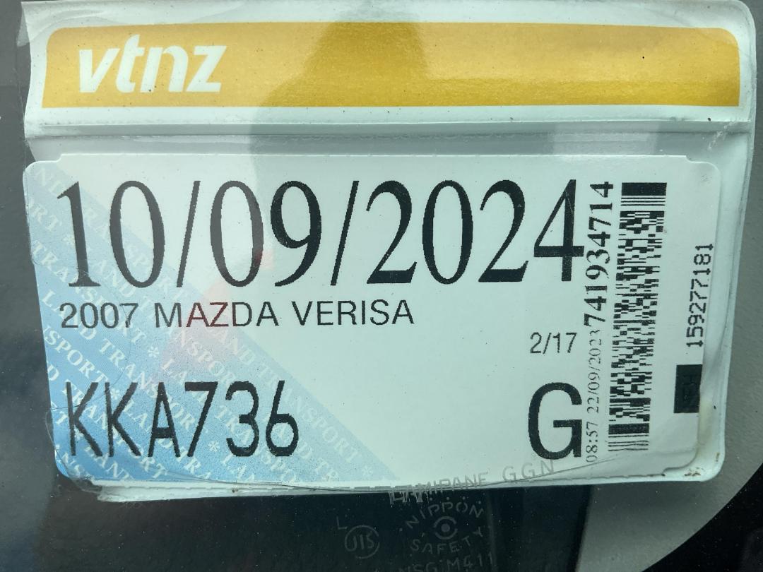 Damaged Mazda Verisa 2007 in Wellington - Seaview | at Turners Damaged ...