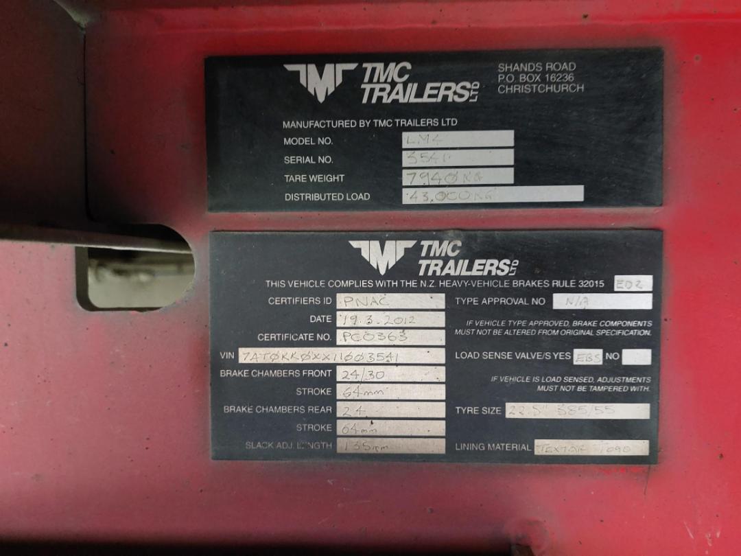 Used TMC 4 Axle 2012 | Turners Trucks & Machinery for Sale | 25142825 ...