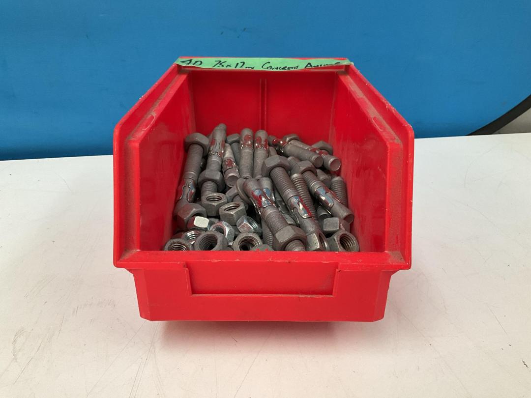 Great Deal On 40x Approx 75x12mm Concrete Anchors with a Lamson-Fix ...