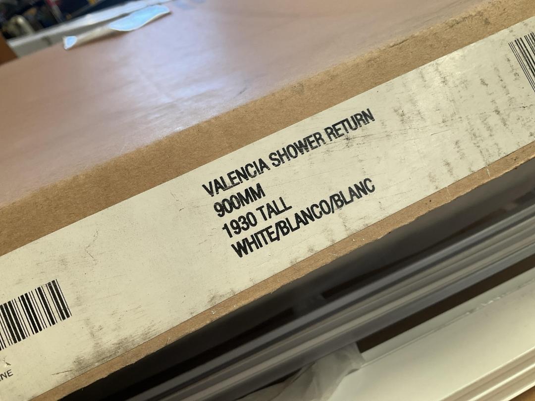 Great Deal On Englefield - Valencia Shower Return 900mm - White ...