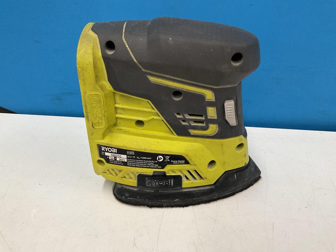 Great Deal On Ryobi 18V Sander - Model R18PS - Skin Only | 26157198 ...