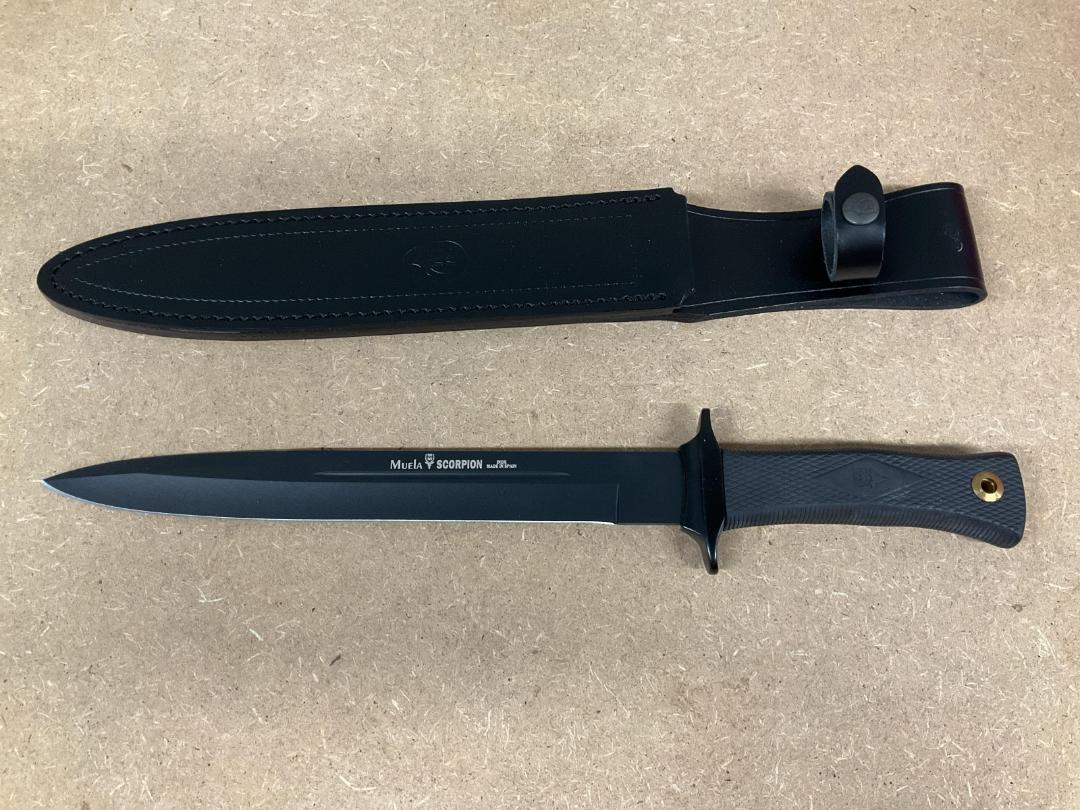 Great Deal On Muela Scorpion Black 26cm Pig Sticker Fixed Knife ...